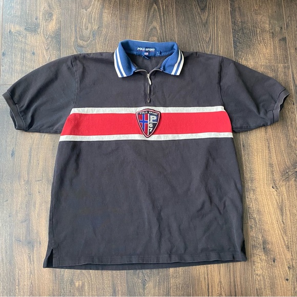 Polo Ralph Lauren | Shirts | Polo Ralph Lauren Pwing Stadium 4 Zip Polo ...